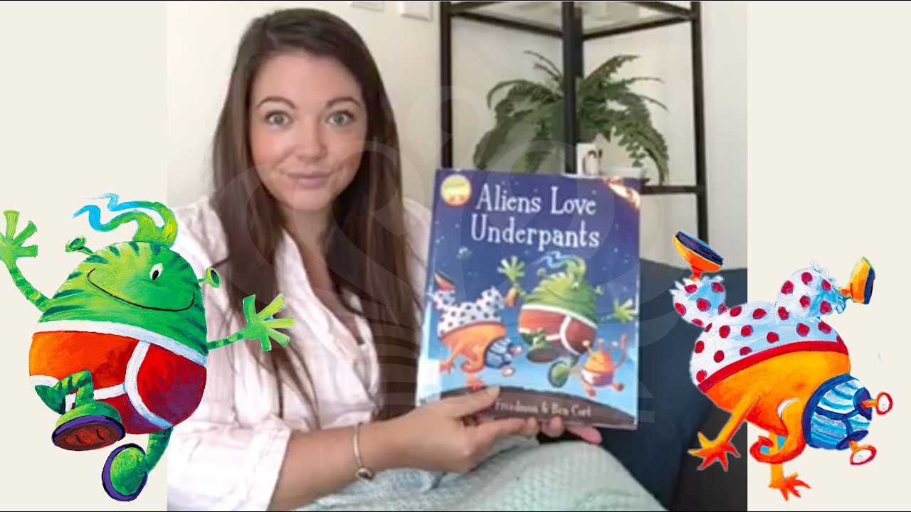 Bedtime Story - Aliens Love Underpants read by Ms Sloan - YouTube