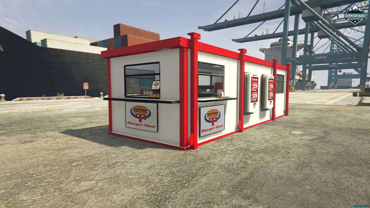 Burger Shot Ghost Kitchen Prop interior [NON-MLO] for GTA V FiveM - YouTube