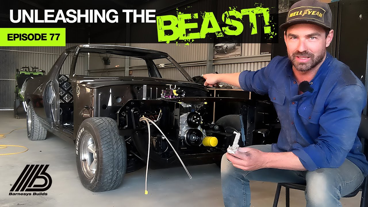EPISODE 77 - Unleashing the Beast: Engine Installation & Headlight ...