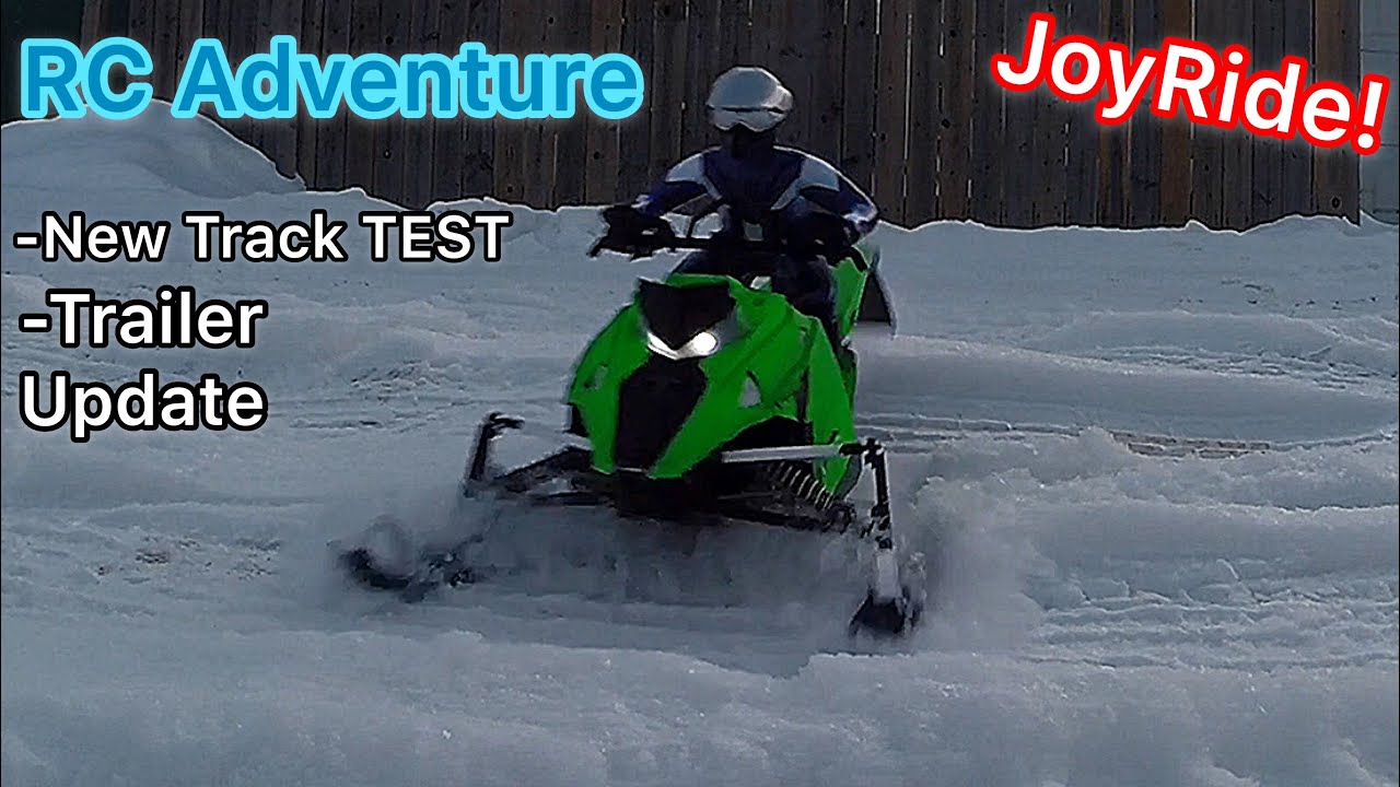 RC Snowmobile Long Track ADVENTURE| On Trail - YouTube
