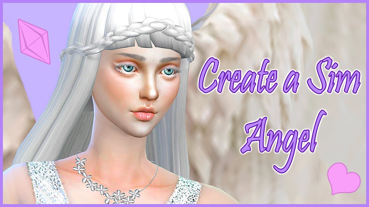 The Sims 4: Create a Sim [Fantasy Edition] #4 Angel - YouTube