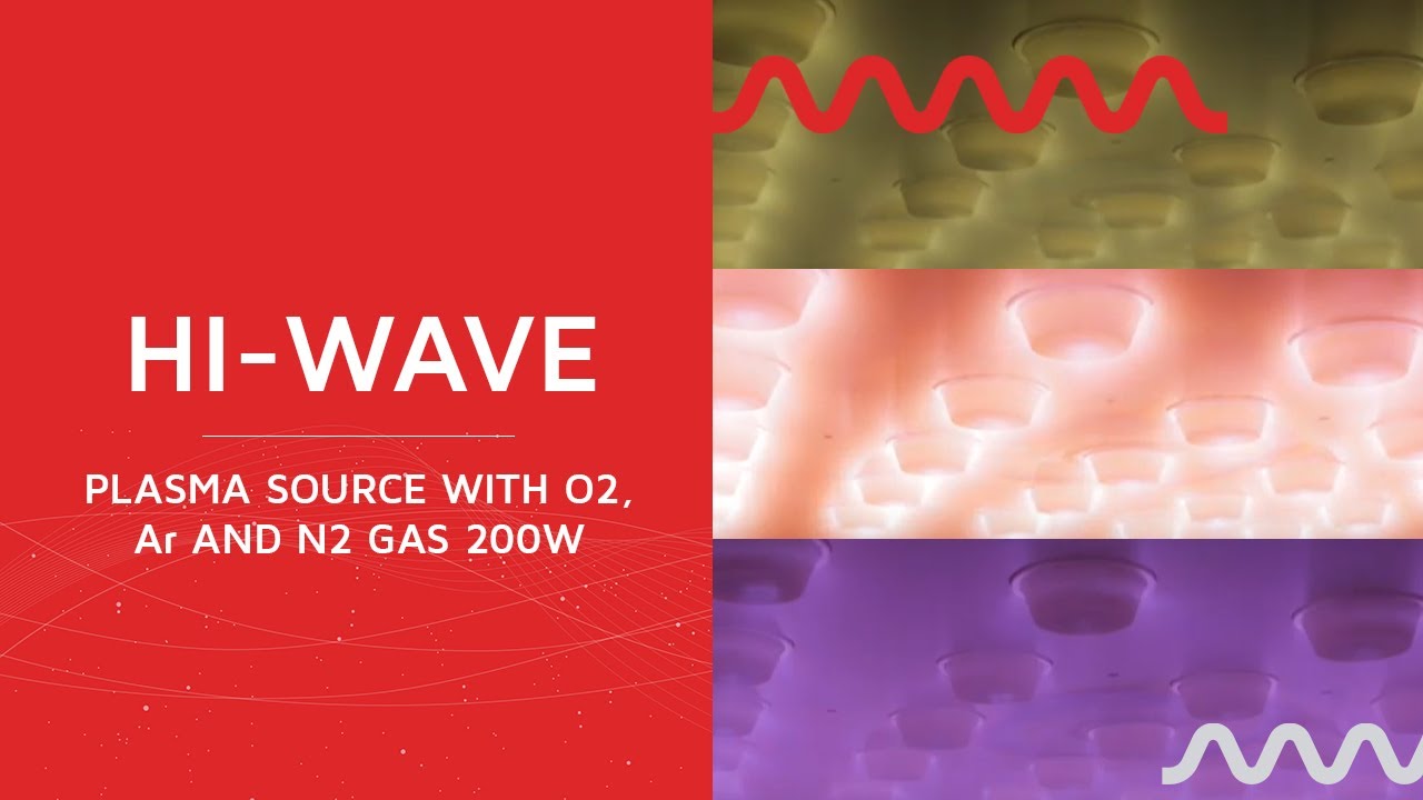 HI-WAVE - Plasma source with different gases - YouTube
