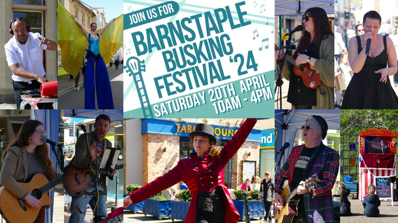 BARNSTAPLE BUSKING FESTIVAL 2024 - Chloe Marie Aston - YouTube