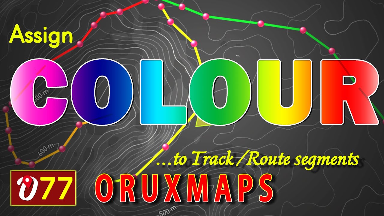 Assigning COLOUR to Track/ Route segments (Multilingual CC) - YouTube