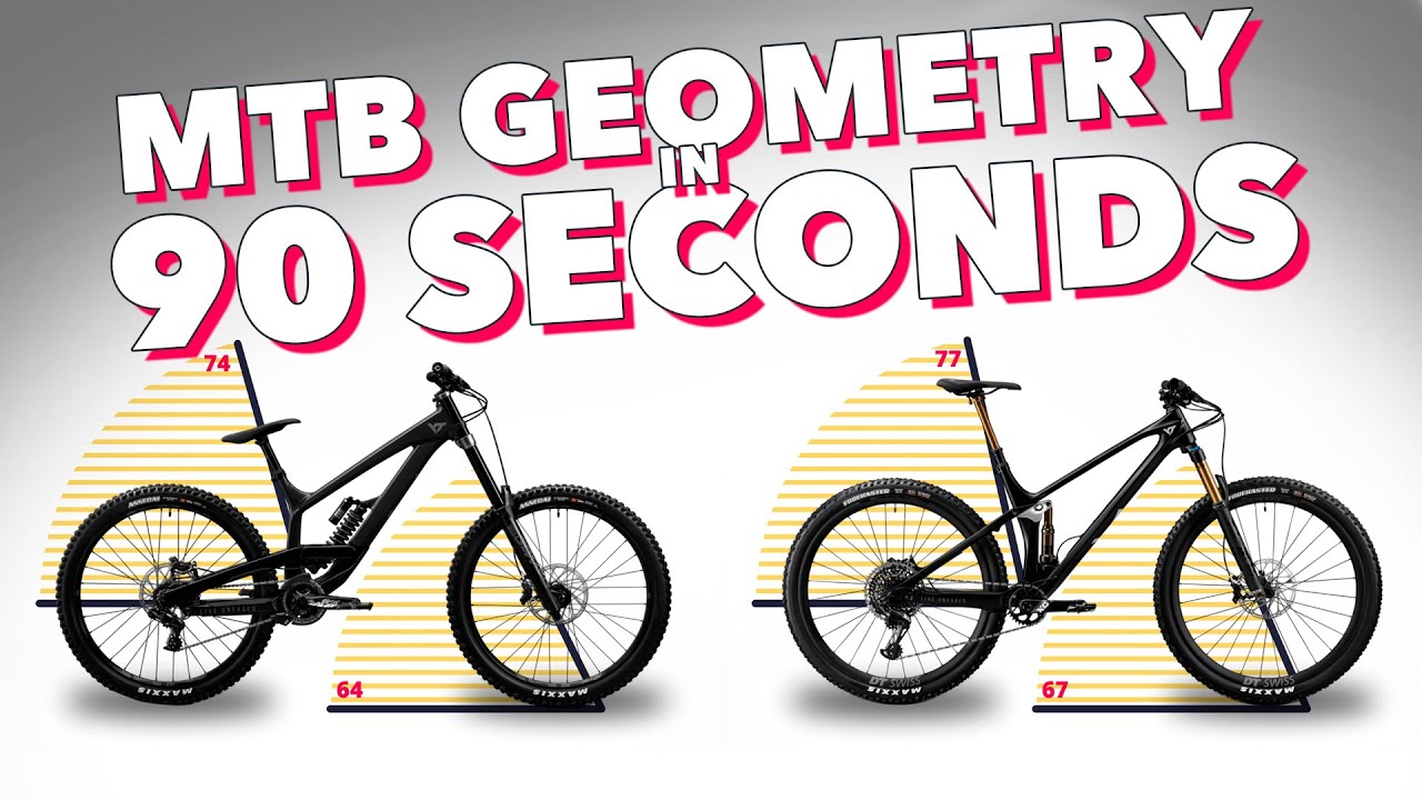 Mountain Bike Geometry Explained In 90 SECONDS YouTube Mountain Bike Geometry Explained In 90 SECONDS YouTube