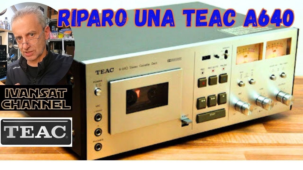 TEAC A640 va in auto stop !! - YouTube