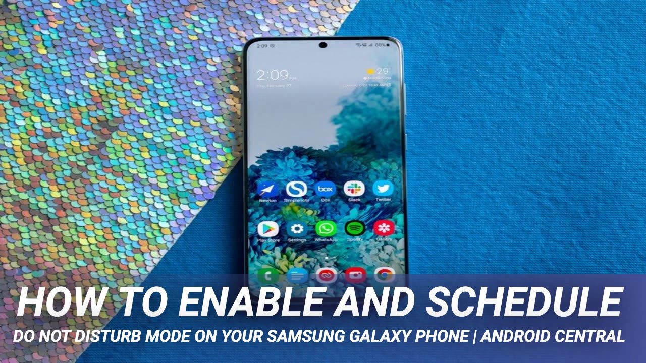 How to enable and schedule Do Not Disturb mode on your Samsung Galaxy phone | Android Central ...