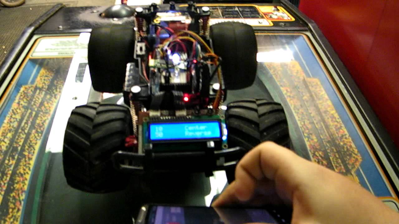 Android/Arduino Bluetooth R/C Clod Buster - YouTube