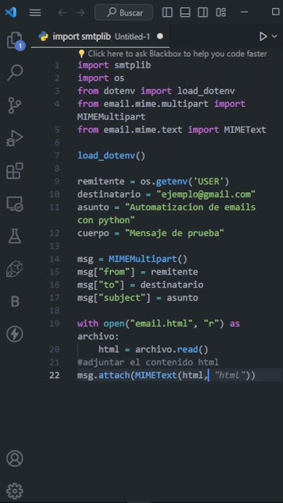 automatizar envío de email con Python - YouTube