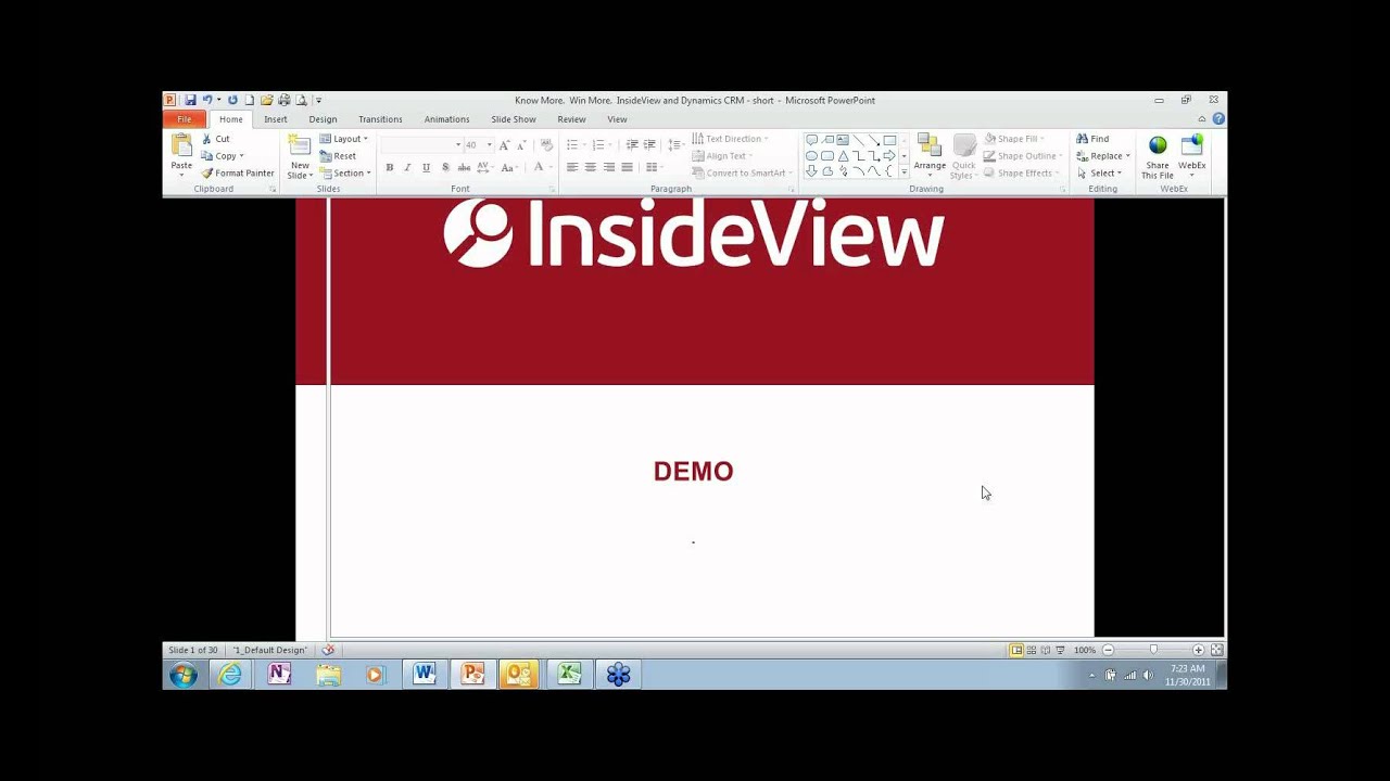 InsideView - Inside Sales Intelligence for Microsoft Dynamics CRM - YouTube