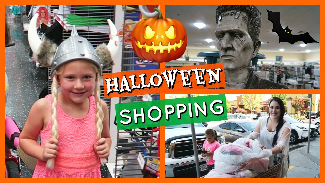 HALLOWEEN SHOPPING TRIP! - YouTube