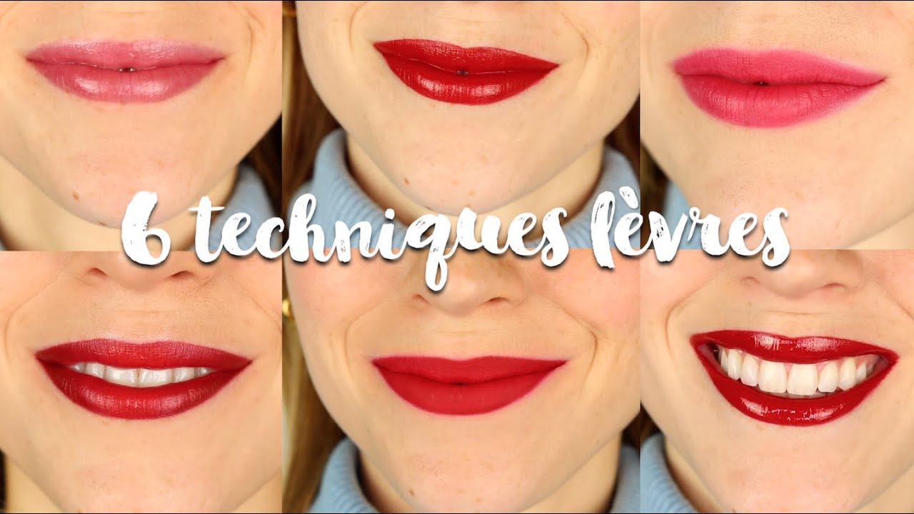 6 techniques de maquillage LÈVRES à connaître ! - YouTube