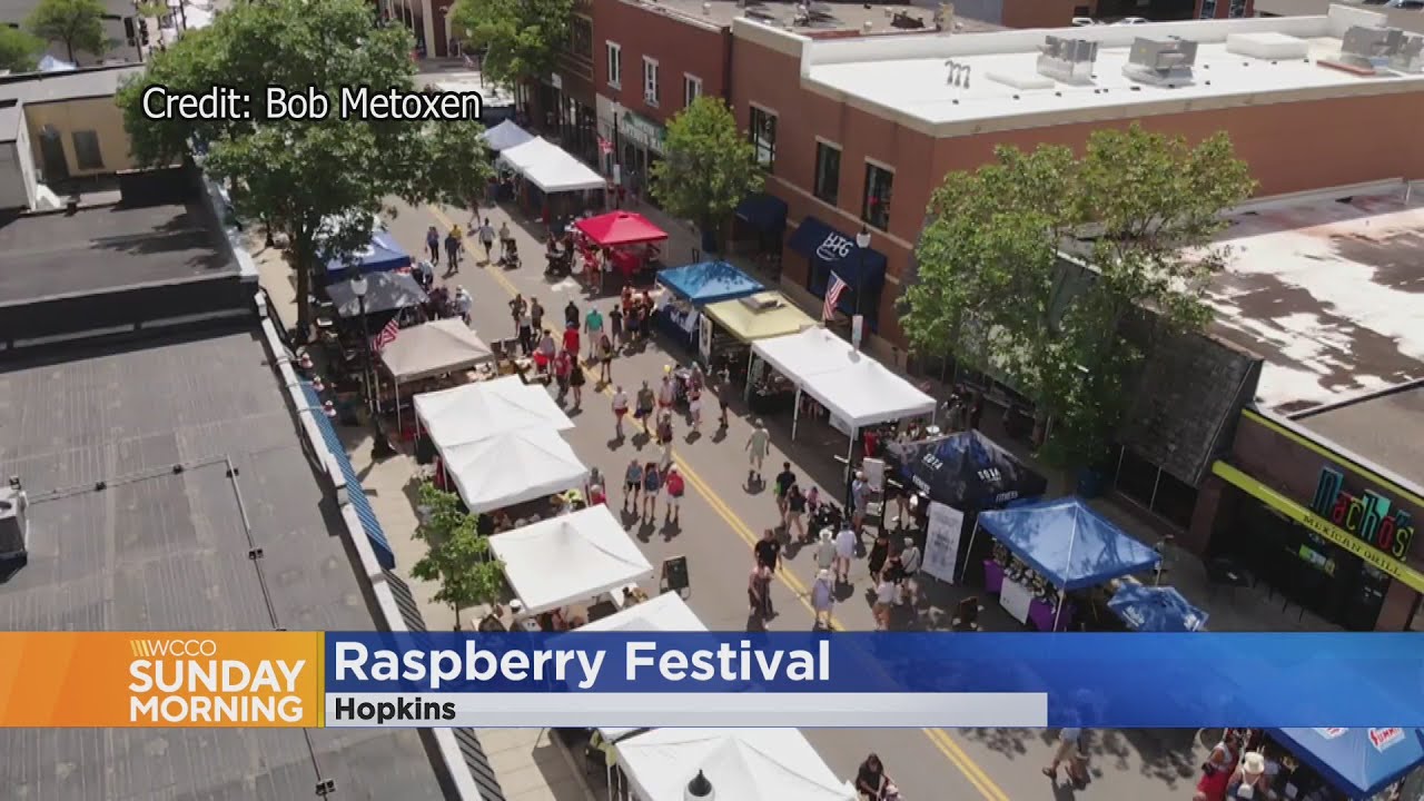 Hopkins hosts annual raspberry festival - YouTube