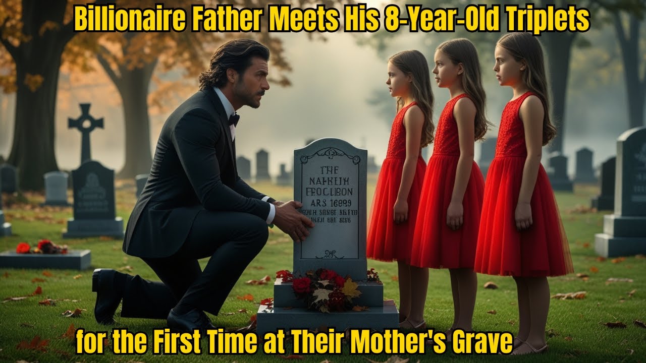 Billionaire Father Meets His 8-Year-Old Triplets for the First Time at ...