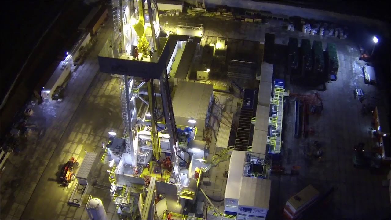 United Oilfield Services (UOS) European land drilling rig - YouTube