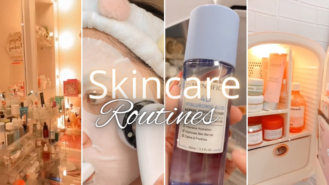 Asmr Skincare Routines | TikTok Compilation - YouTube