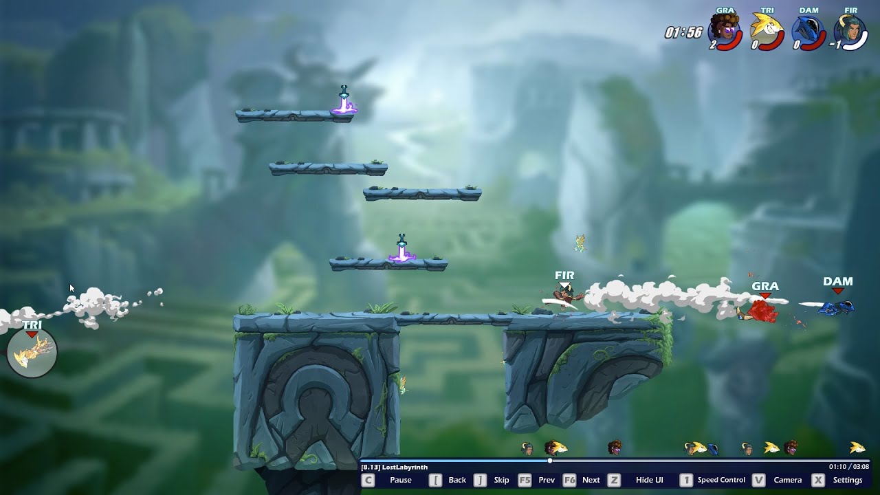 Triple KO with Single Boomerang - Brawlhalla - FFA - YouTube