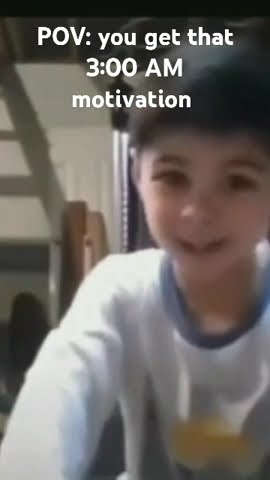 3:00 AM motivation be like - YouTube