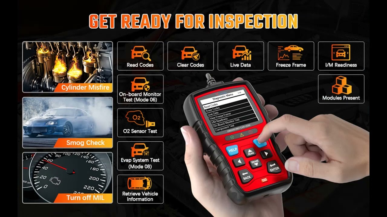 VDIAGTOOL VD30 Car Code Reader ️What's features highlight? - YouTube