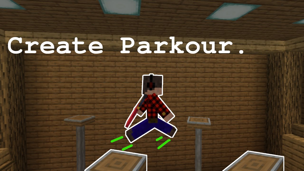 Attempting Minecraft Parkour with CREATE mod - YouTube