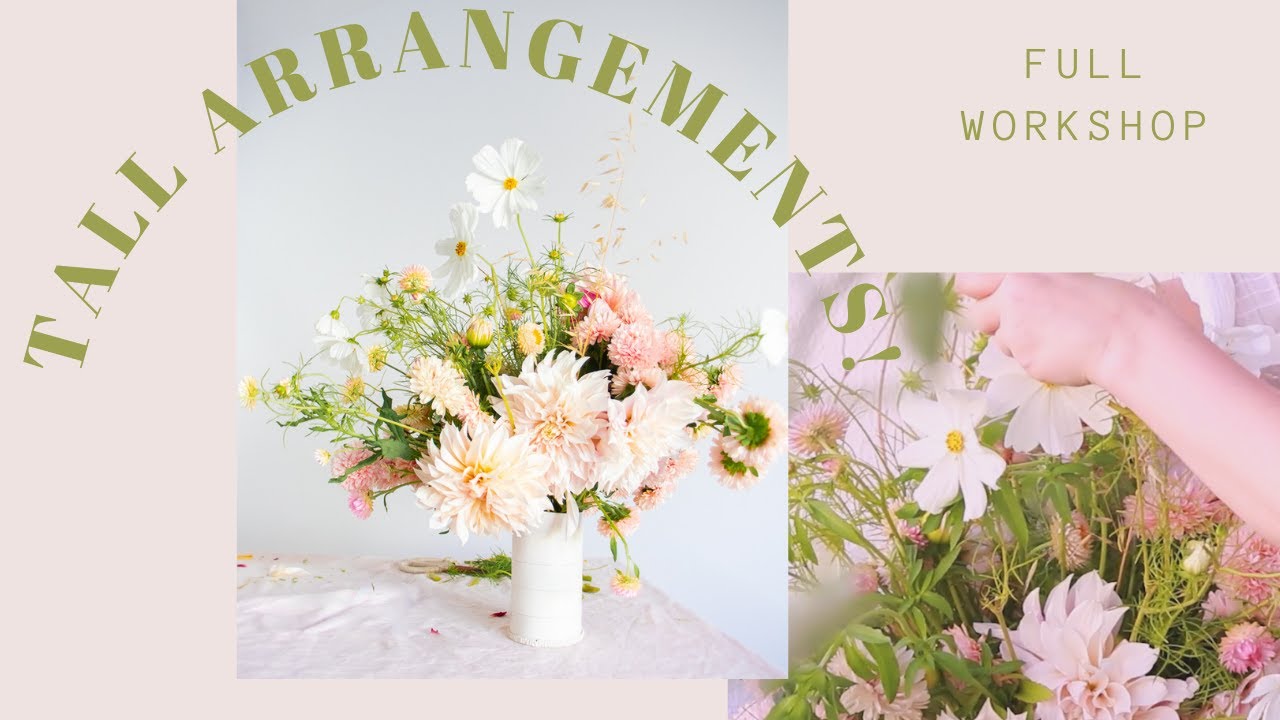 HOW TO MAKE A LARGE FLOWER ARRANGEMENT for a Wedding - YouTube