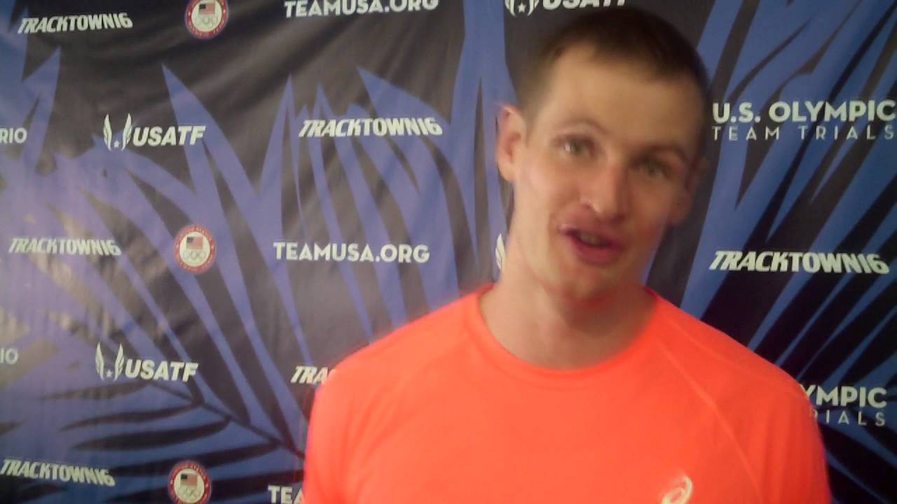 Sean Furey talks after qualifying for his 2nd Olympic team in the men's ...