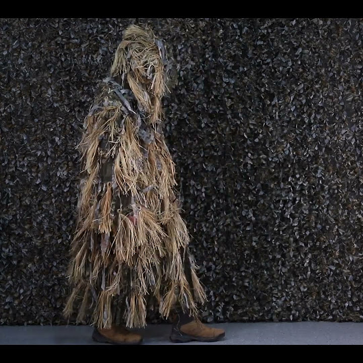 Халат маскировочный "КИКИМОРА", основа сетка, бахрома "Осока", длинное ...