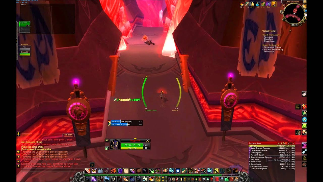 How to solo Kael'Thas (ROGUE) - Tempest Keep Raid - YouTube