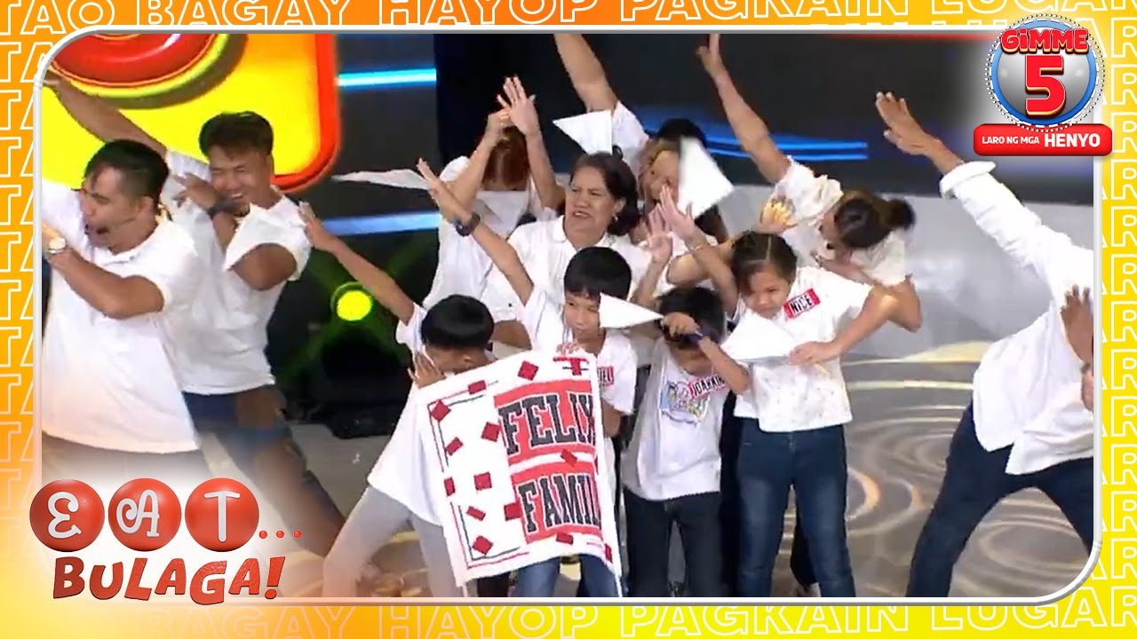 Jackpot round, easy lang para sa Felix Family! 💪 | GIMME 5 | EAT BULAGA ...
