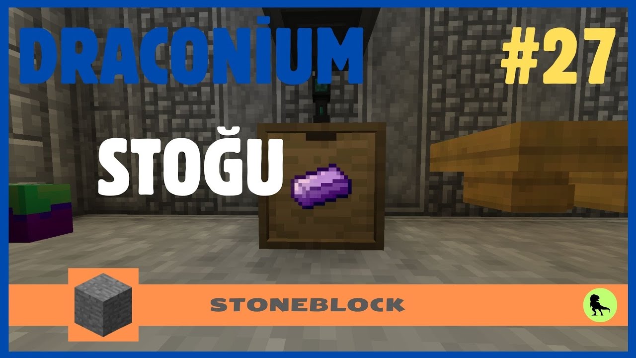 Draconium Stoğu! StoneBlock Bölüm 27 I Tarkres - YouTube