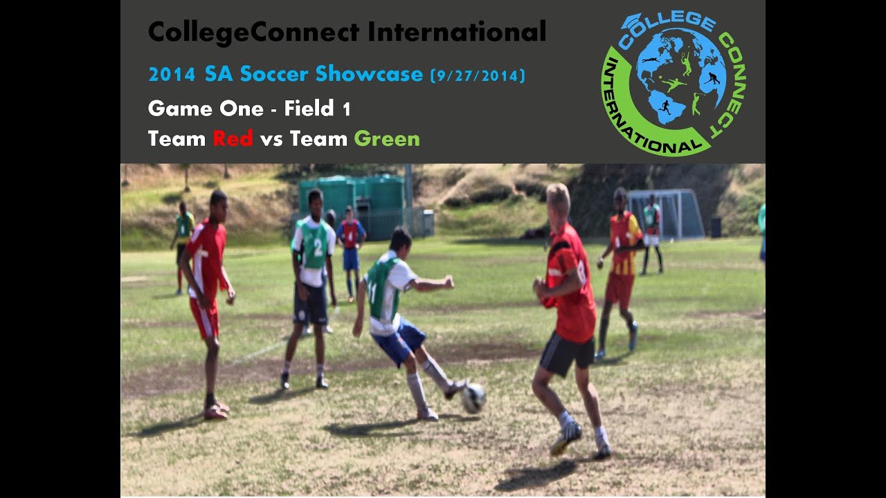 SA Soccer Showcase Game 1 - Field 1 (Team Red vs Team Green) - YouTube