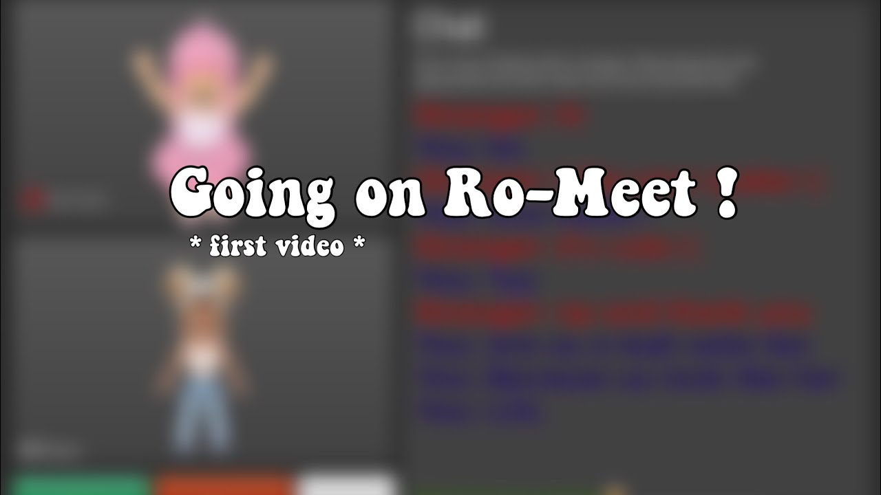 Going on Ro-Meet ! | * first video * | It’s Fllouraa - YouTube