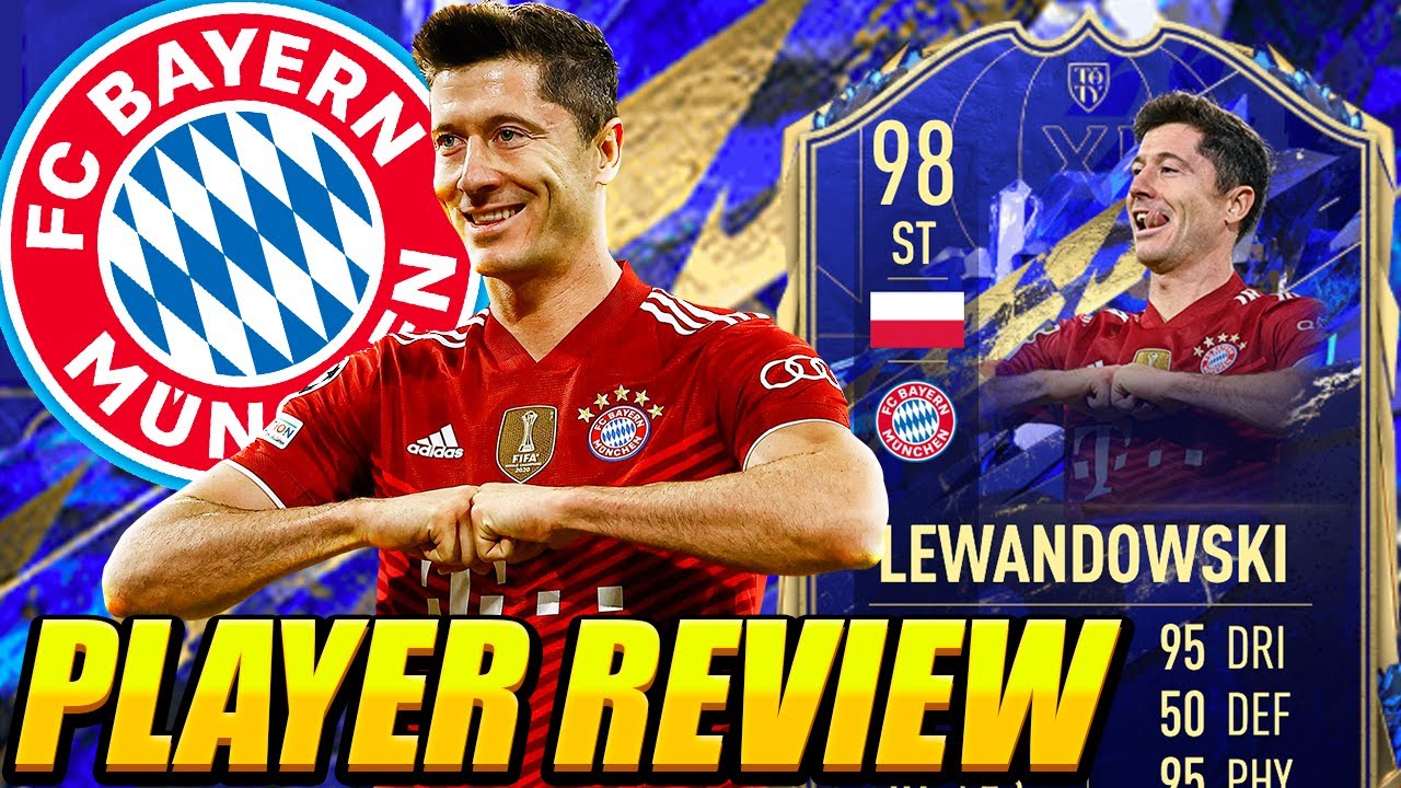 ROBBED OF 99! 😡 98 TOTY LEWANDOWSKI PLAYER REVIEW! 98 TEAM OF THE YEAR ...