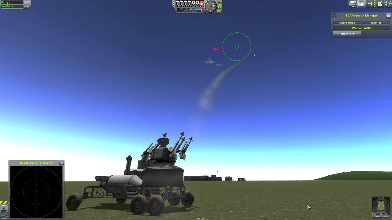 BDArmory Dev - Guards using missile turret with heat-seekers - YouTube