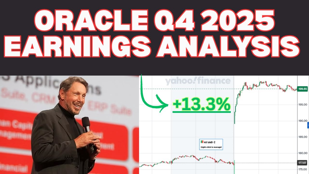 Oracle Q4 2025 Earnings Analysis | Huge Earnings Beat and +13.3% GAIN ...