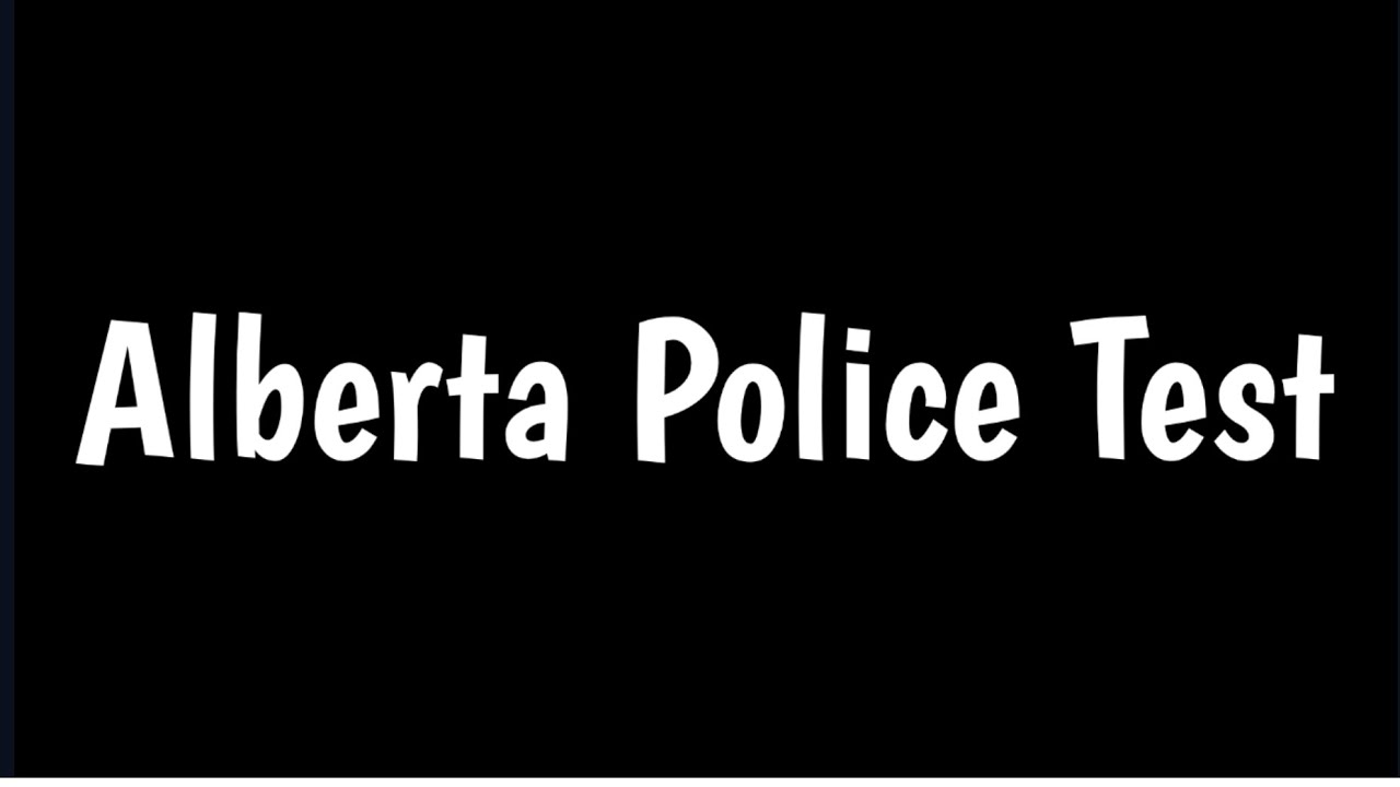 Alberta APCAT Police Test | Alberta ACT Police Test | - YouTube