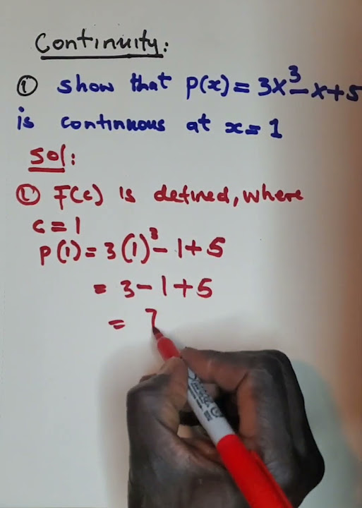 Continous Function| Proofs that satisfy a function is continuous # ...