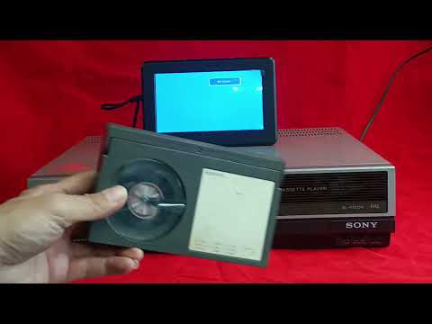 Test Player VIDEO BETAMAX SONY SL-P20CH