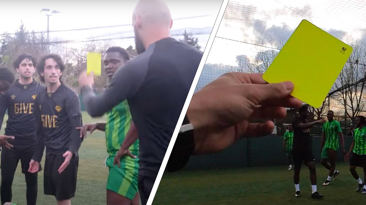 I REFEREE ANOTHER 7 A SIDE GAME! REFEREE POV! 5IVE GUYS FC VS SMT ...