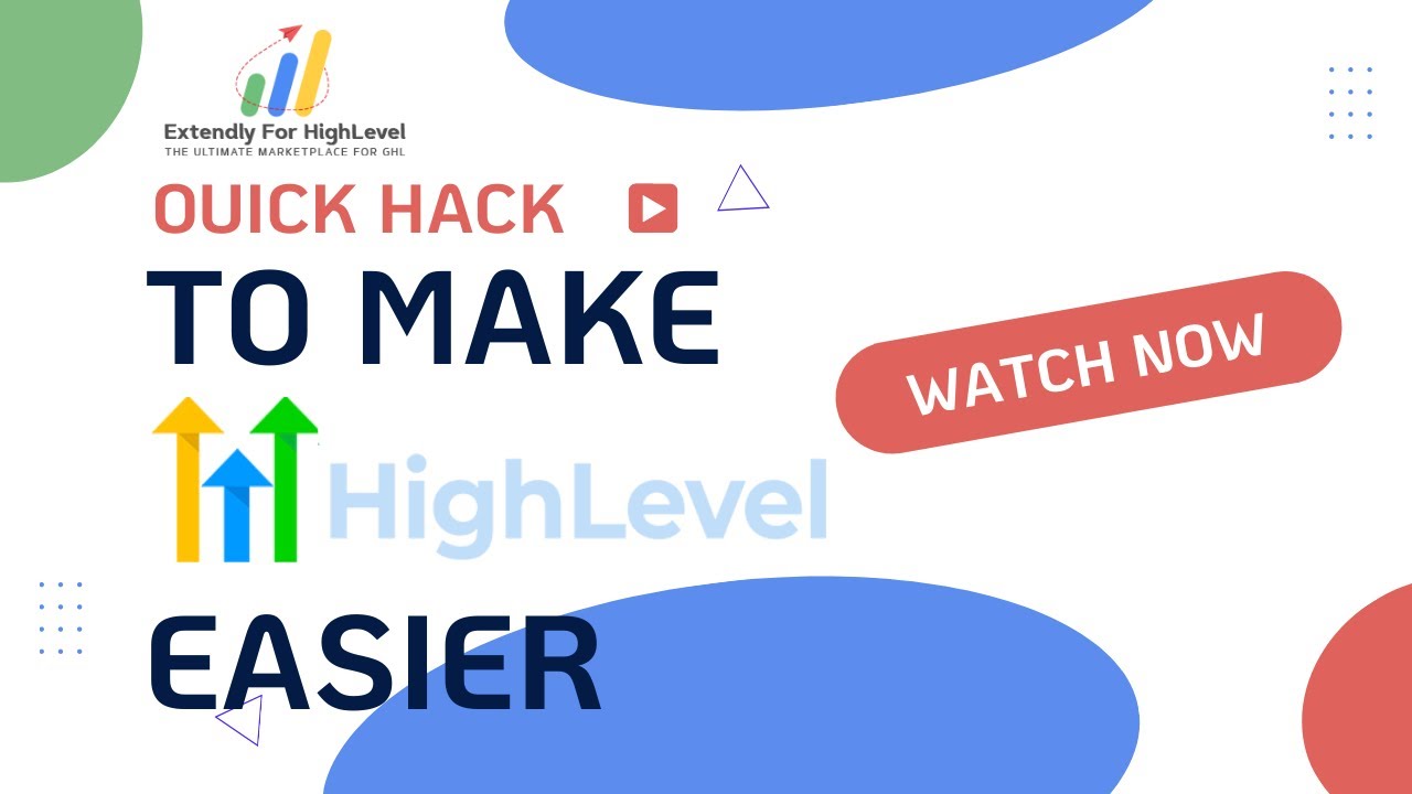Quick Link Page To Make HighLevel Easier To Use | Extendly's Snapshot ...