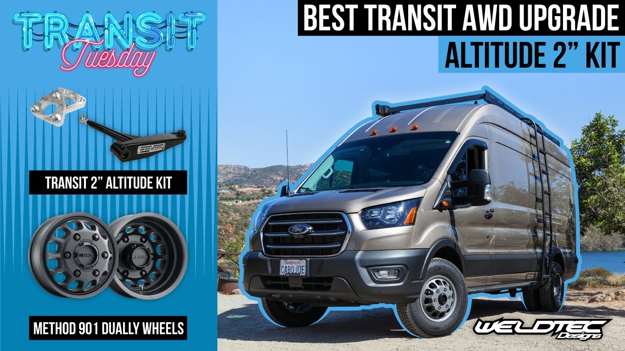 Best Suspension Upgrade AWD Dually Ford Transit 2" Lift Kit | Ultimate ...