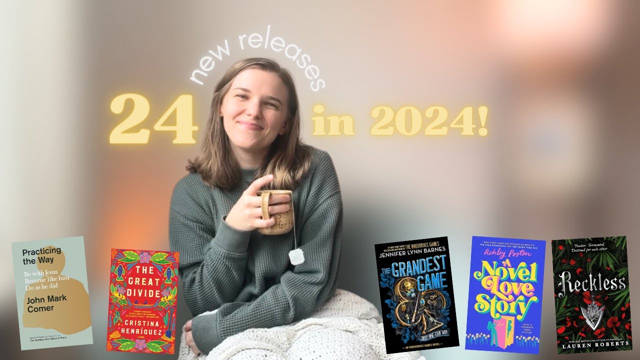 24 BOOKS FOR 2024! my most anticipated new releases of the year - YouTube