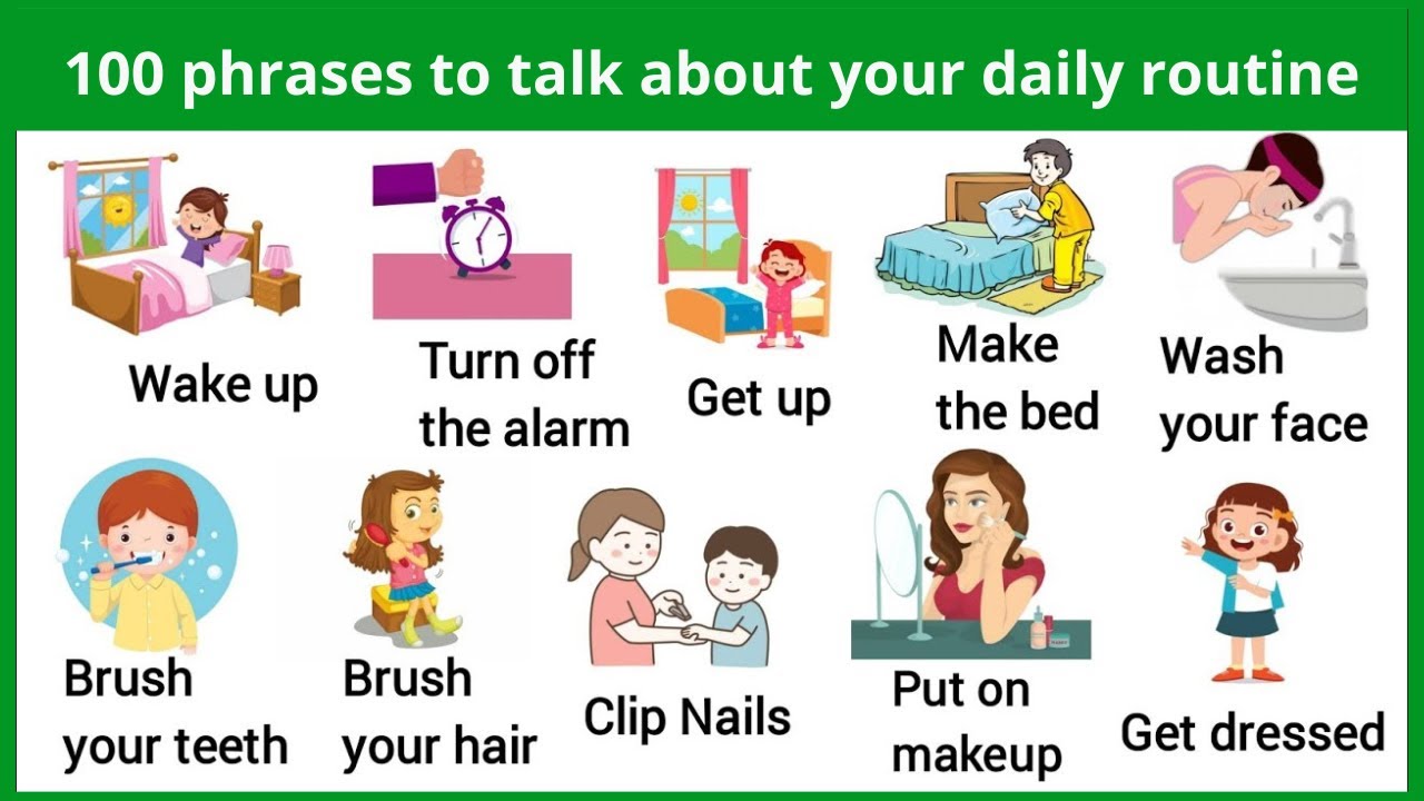 🗣️ 100 Frases Esenciales en Inglés para Hablar de Tu Día 🌞| Phrases of ...