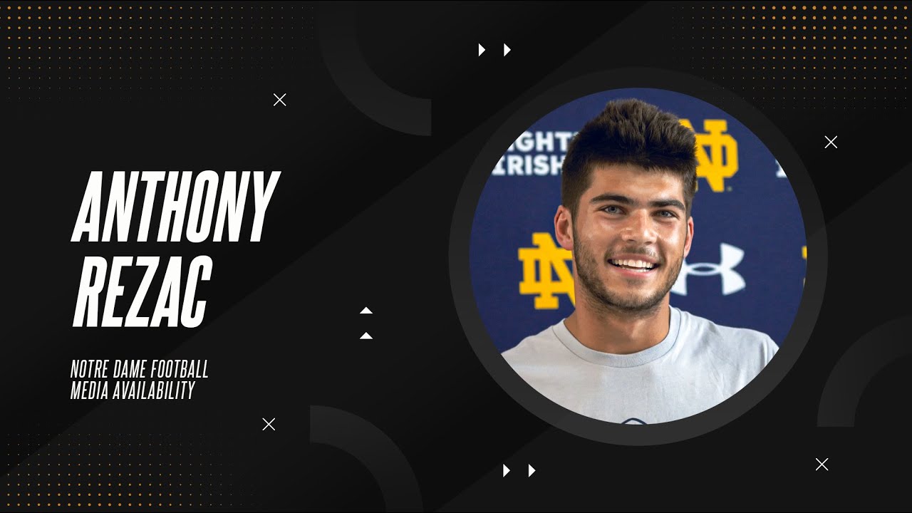 Notre Dame QB Anthony Rezac on Transition to College - YouTube