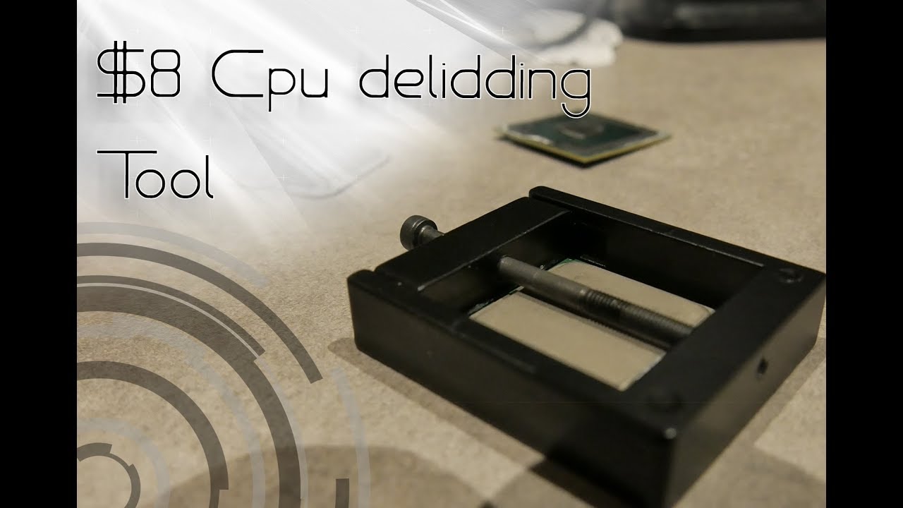 $8 CPU Delidding tool from AliExpress - Is it worth the shot? - YouTube