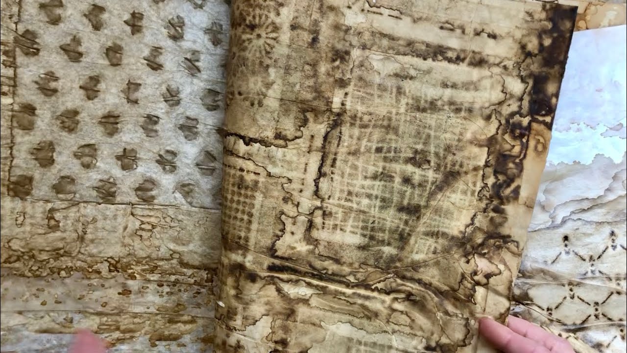 The ULTIMATE Crunchy COFFEE Dyed PAPRES - YouTube