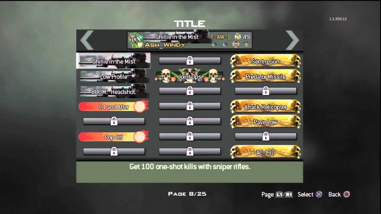 MW3: All My Titles and Emblems.. So Far.. - YouTube