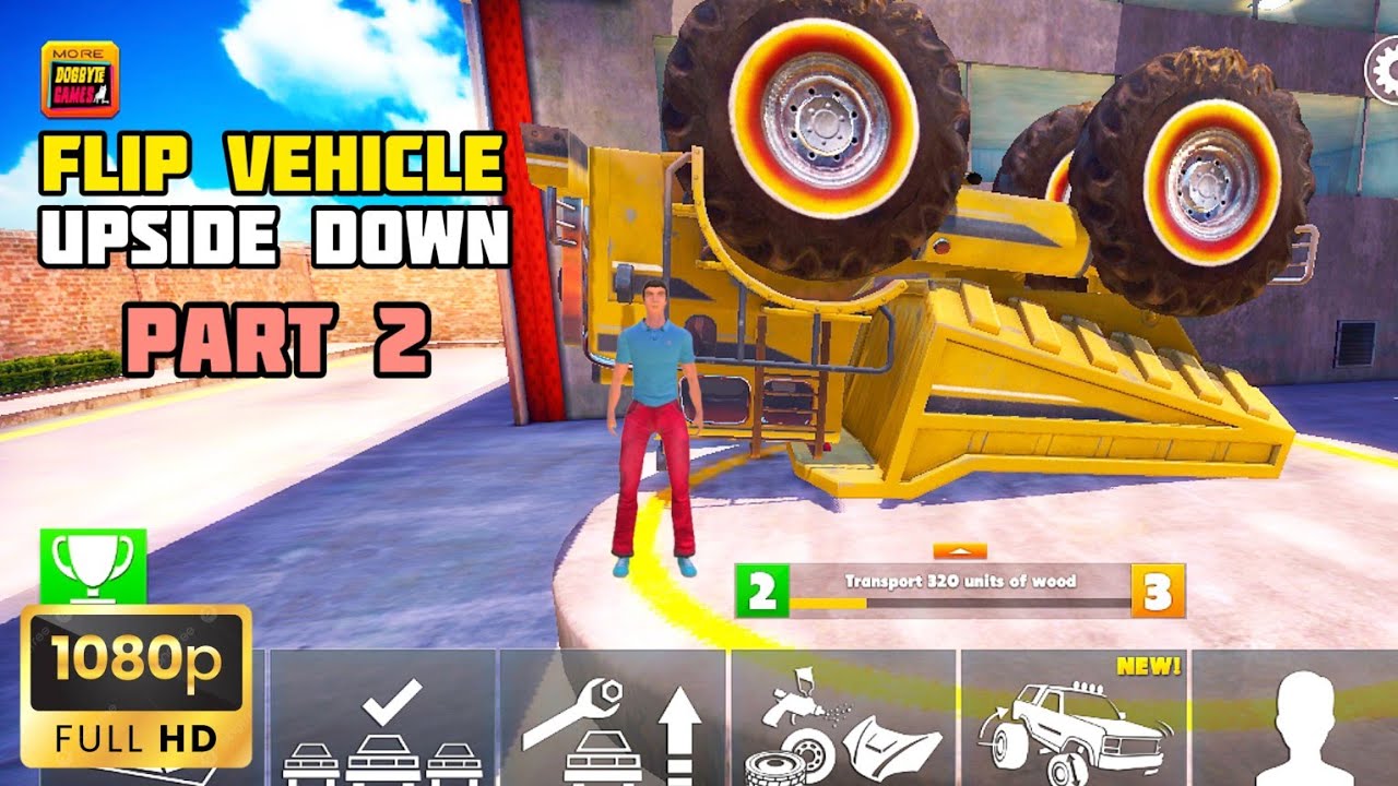 FLIP VEHICLE UPSIDE DOWN IN THE GARAGE PART 2 | OFF THE ROAD HD OPEN ...
