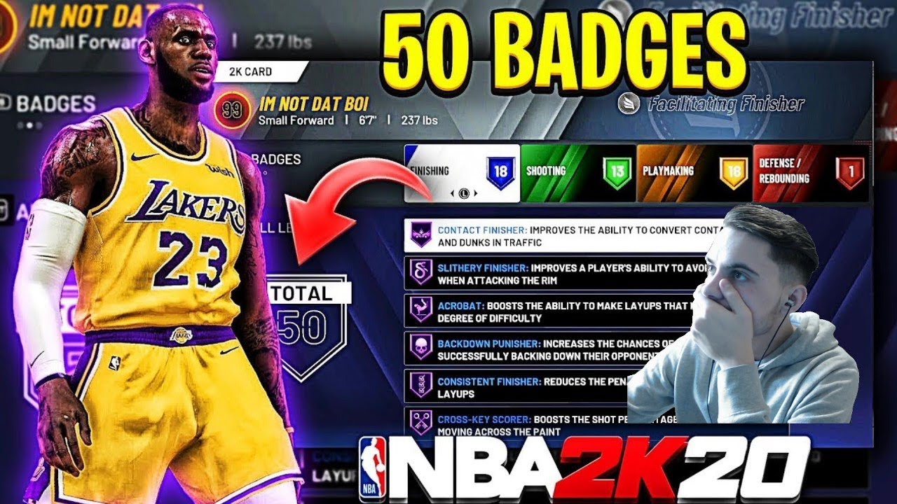 LeBron James NBA 2K20 GOAT BUILD & FACE création! BEST LeBron build ...