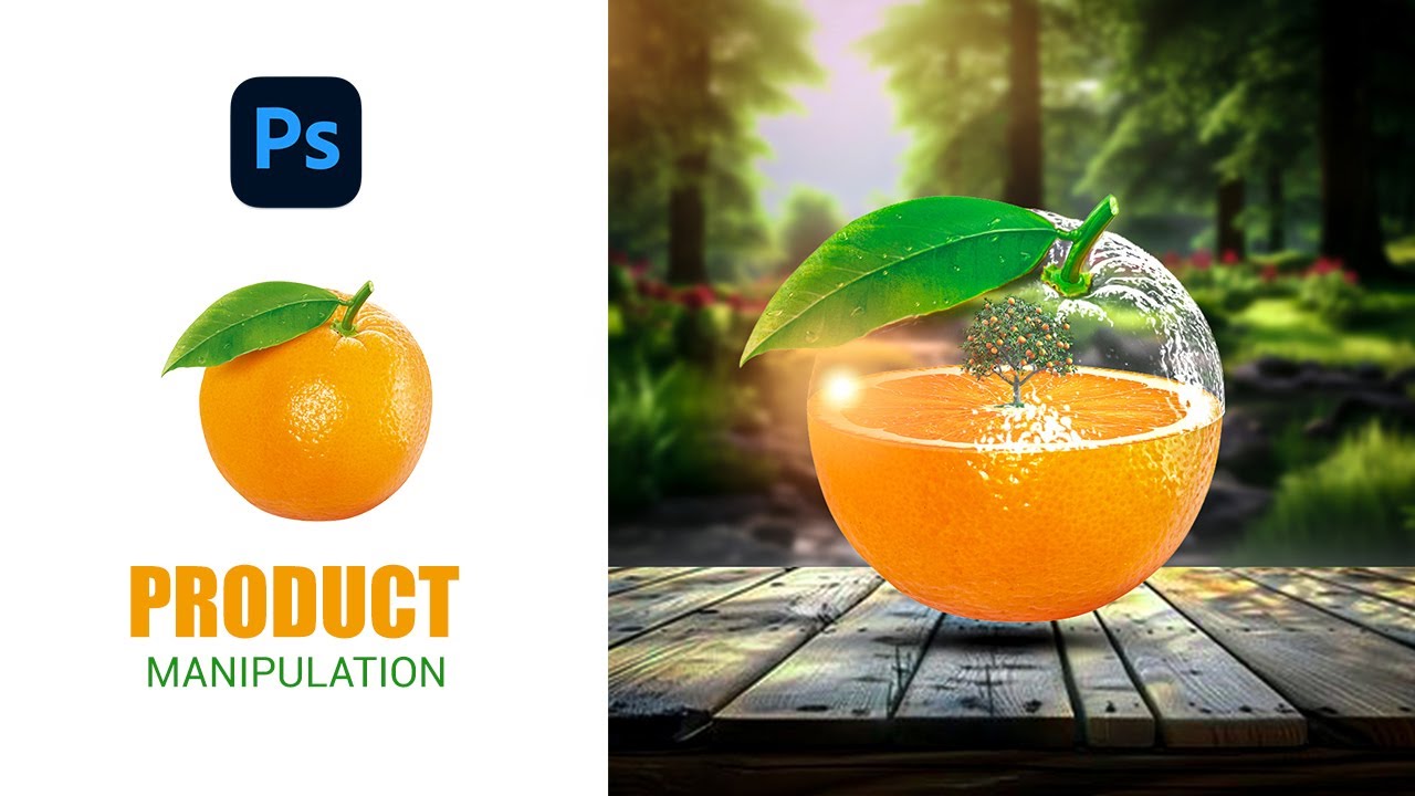 Photoshop Tutorial: How To Create A Stunning Transparent Orange Effect ...